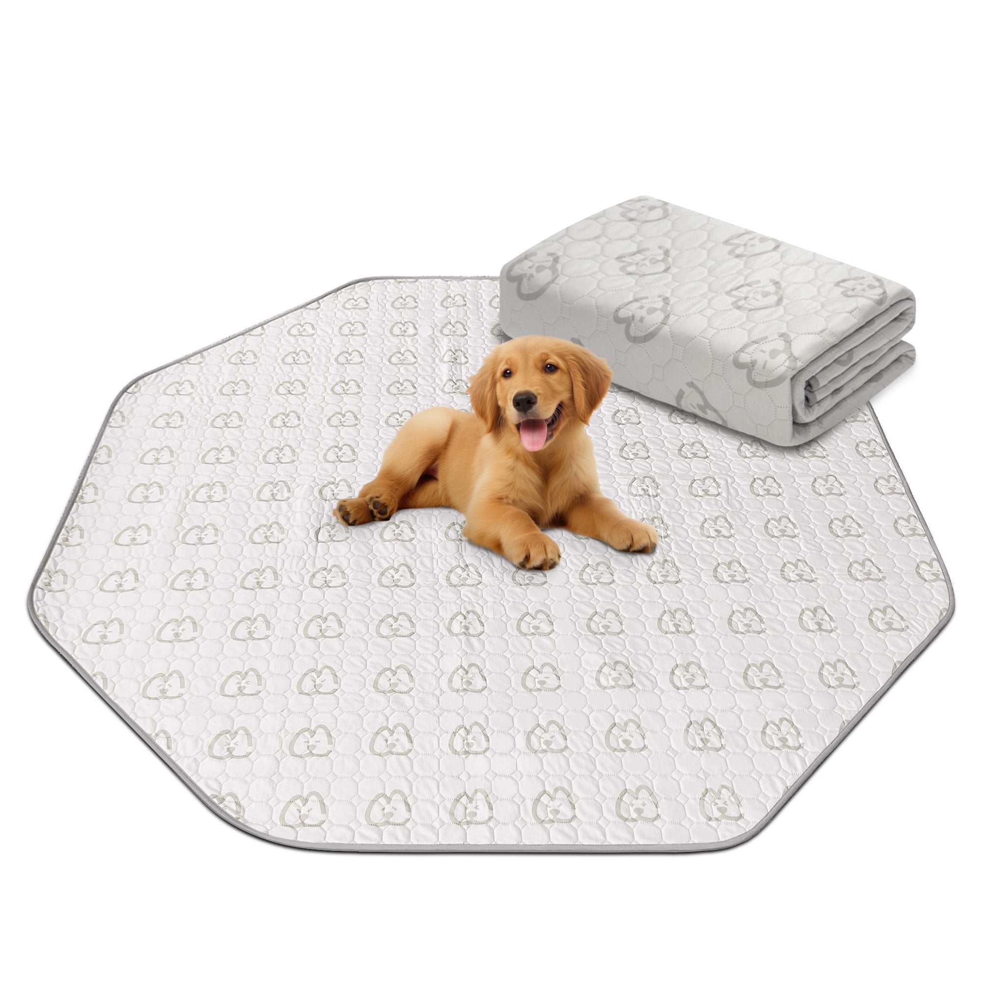 FXW Washable Pee Pads for Dogs(Playpen not Included), 71" Diameter ...