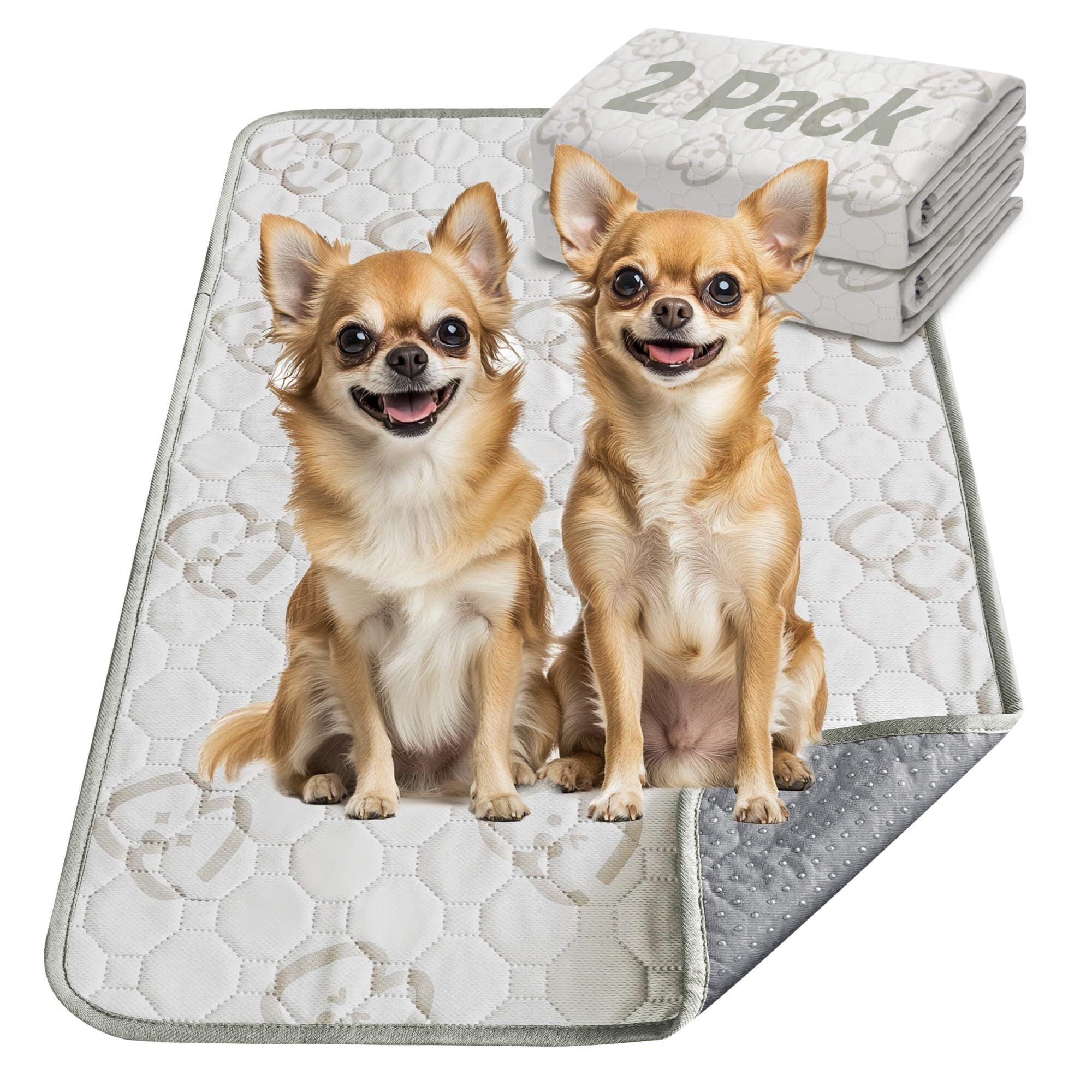 FXW Washable Pee Pads for Dogs, Super Absorbent Puppy Pads for Cages ...