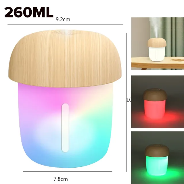 FXY 2025 Mushroom Cloud Rain Humidifier Relaxing Raindrop Aromatherapy ...