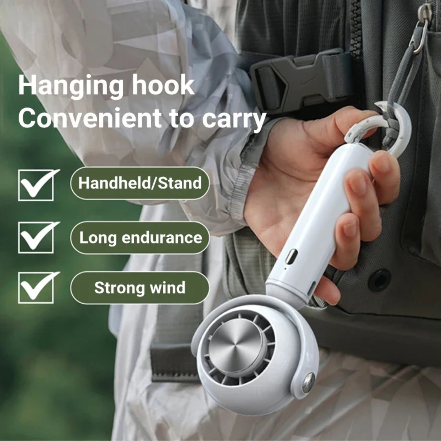 FXY 2025 Portable Bladeless Fan Usb Desktop Mute Student Cute Handheld ...