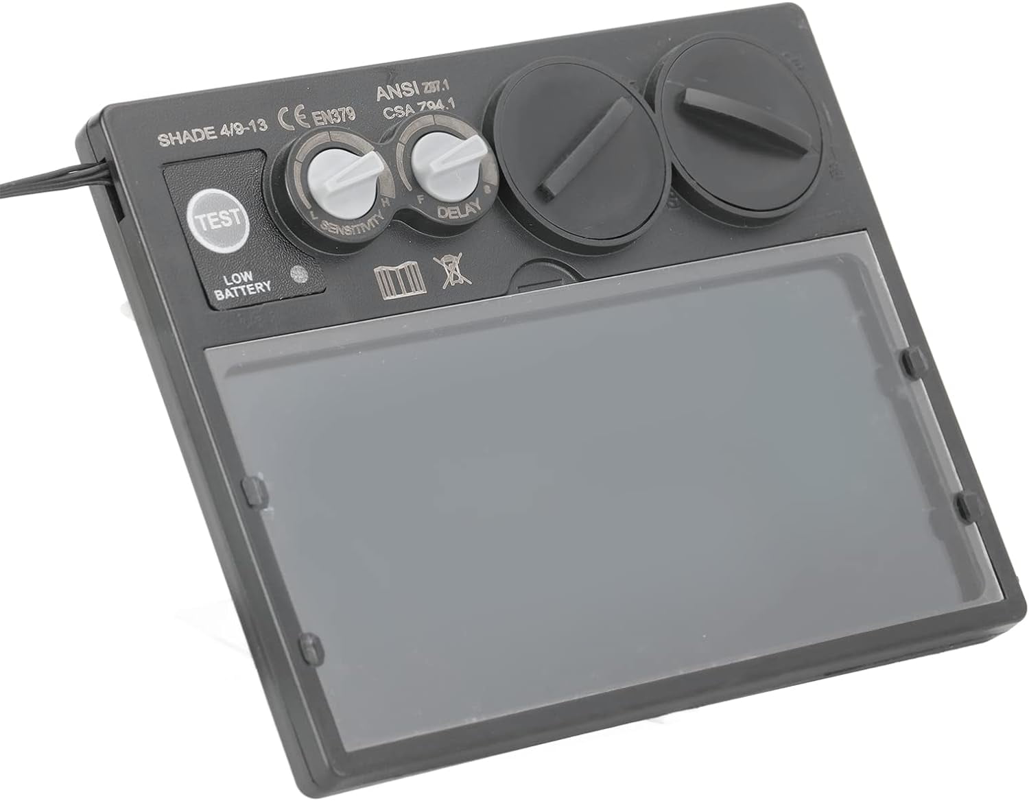 FXYAuto Darkening Welding Lens, Adjustable High Sensitive PP Solar ...