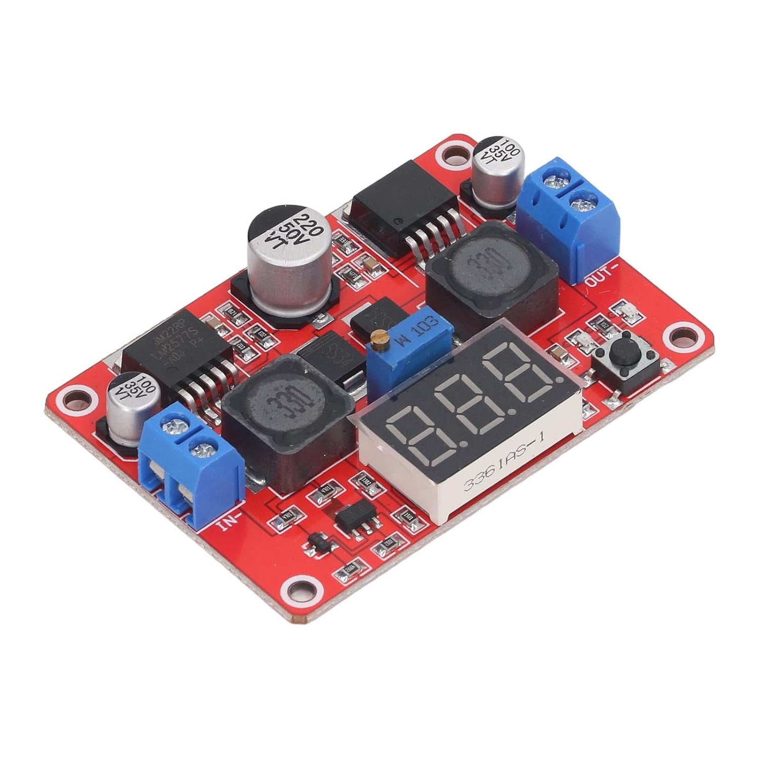 FXYDC to DC Boost Module Adjustable Power Supply with Voltmeter ...