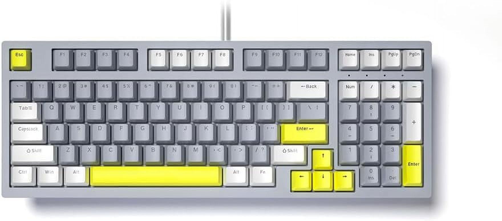 FXYK97 RGB Mechanical Keyboard 97-Key Gaming Keyboard Red Switches ...