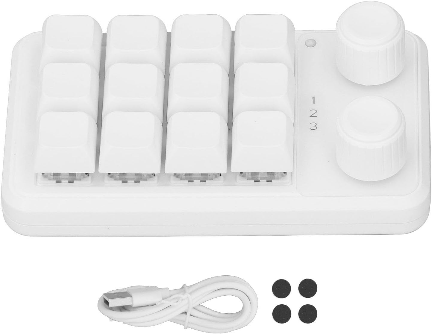 FXYMechanical 12 Key Industrial Keypad with Blue Switch and RGB LED ...