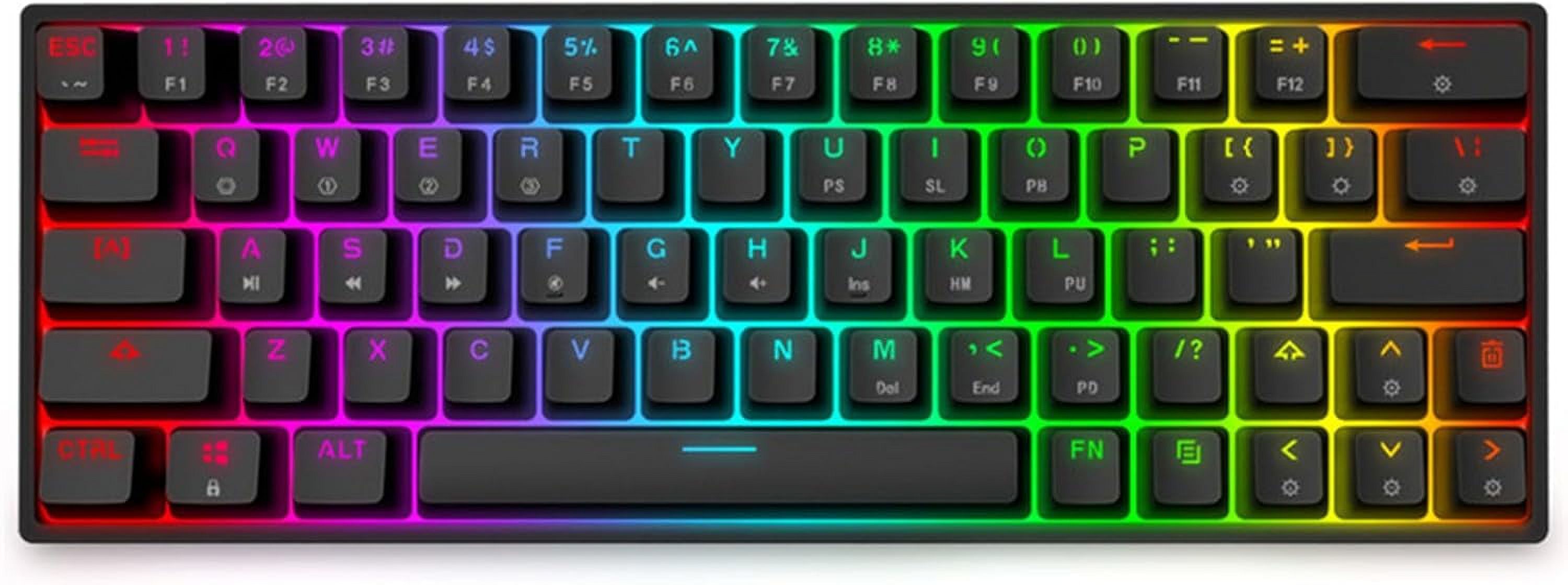 FXYMechanical Gaming Keyboard with Gateron Optical Switch Backlight ...