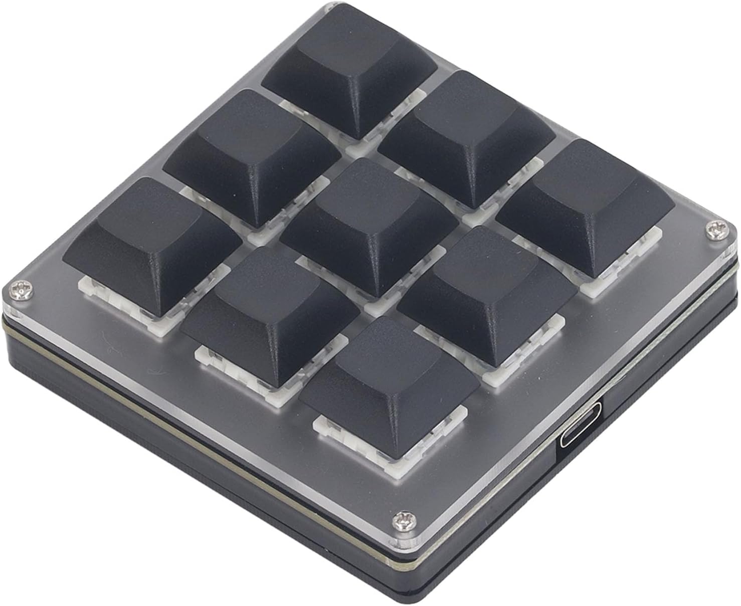 FXYMini Mechanical Gaming Keyboard USB Bluetooth 9 Keys Settable Keypad ...