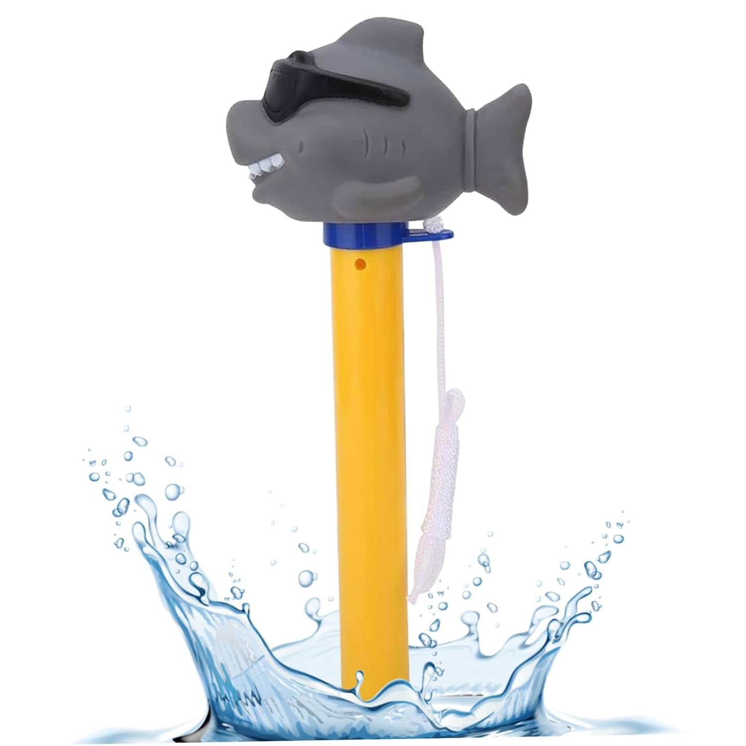 FXYPool Thermometer Temperature Gauge Cartoon Shark Shape with String ...