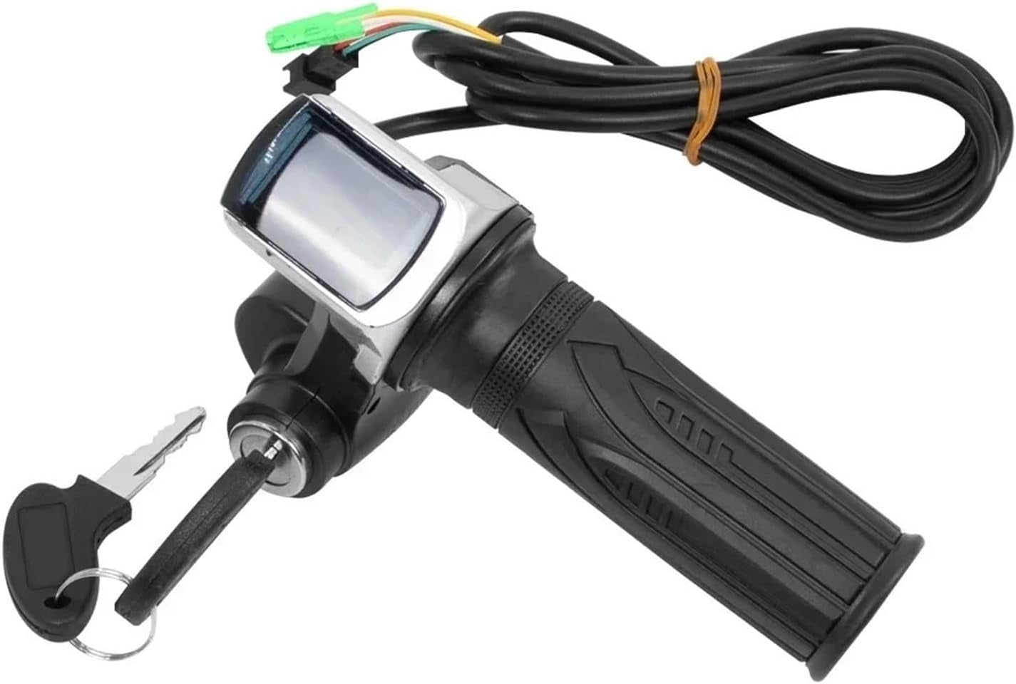 FXYThrottle Grip E-Bike Handlebar with Lock Ebike Compatible with 36V ...