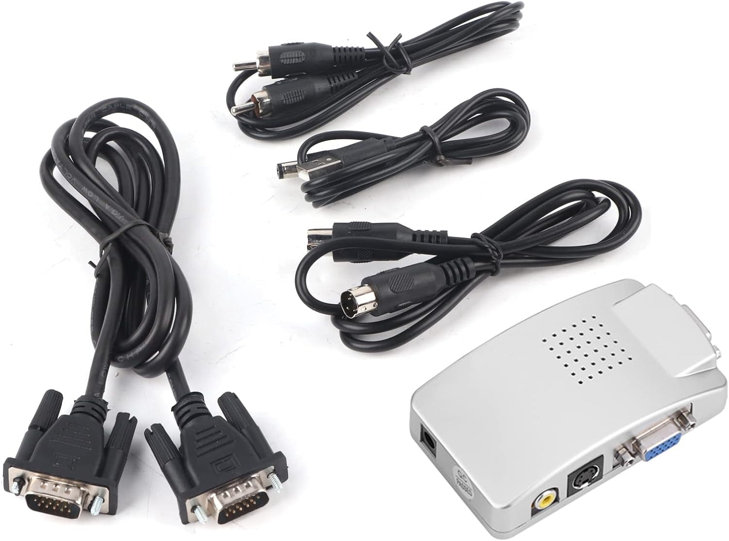 FXYUniversal PC Converter Box of Computer Laptop PC VGA to TV AV Signal ...