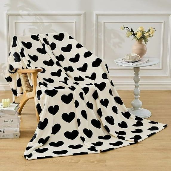 FY FIBER HOUSE Checkered Flannel Fleece Throw Blanket Soft Cozy ...