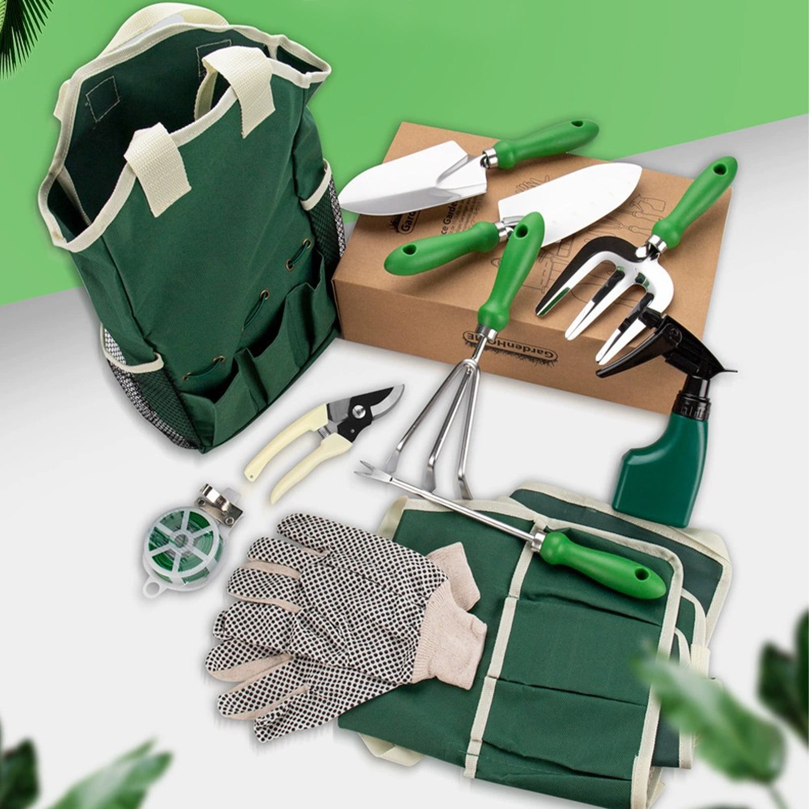 FY24 Spring Savings! WJSXC Gardening Tools Set 11 Piece Stainless Steel ...