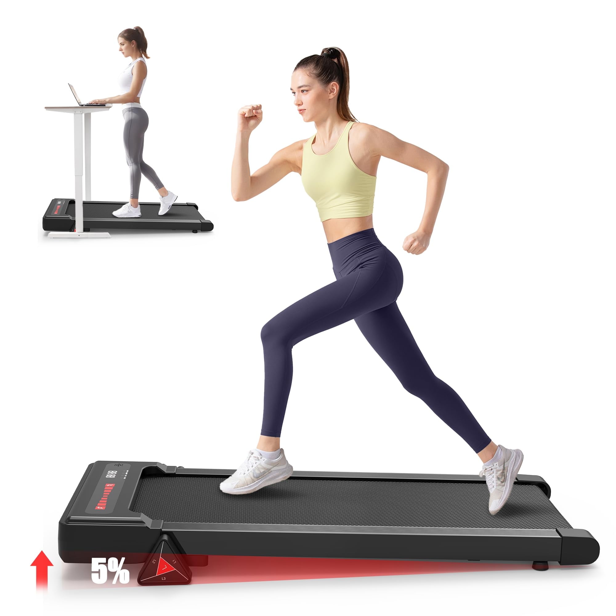 FYC Compact Treadmills for Home Treadmills Walking Pad Under Desk ...