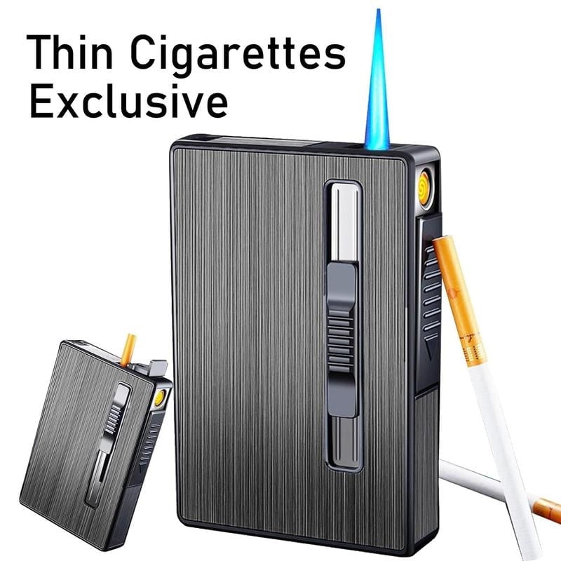 NOBRAND Windproof Electric Slim Cigarette Pack Lighter - Walmart.com