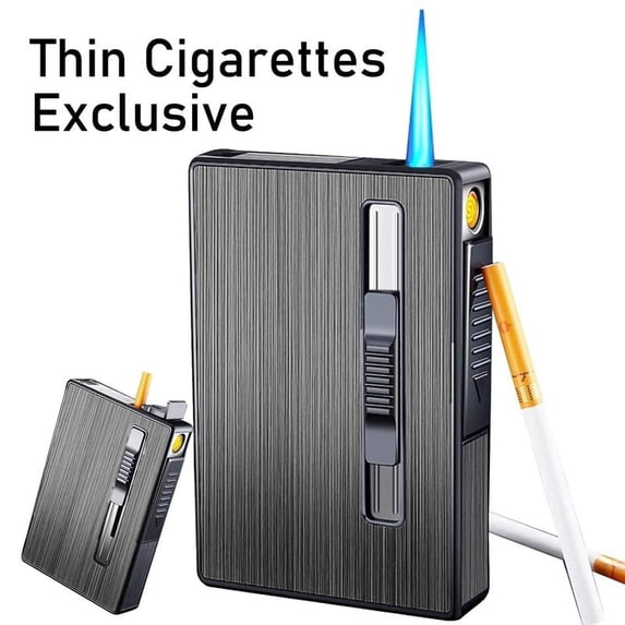 NOBRAND Windproof Electric Slim Cigarette Pack Lighter - Walmart.com