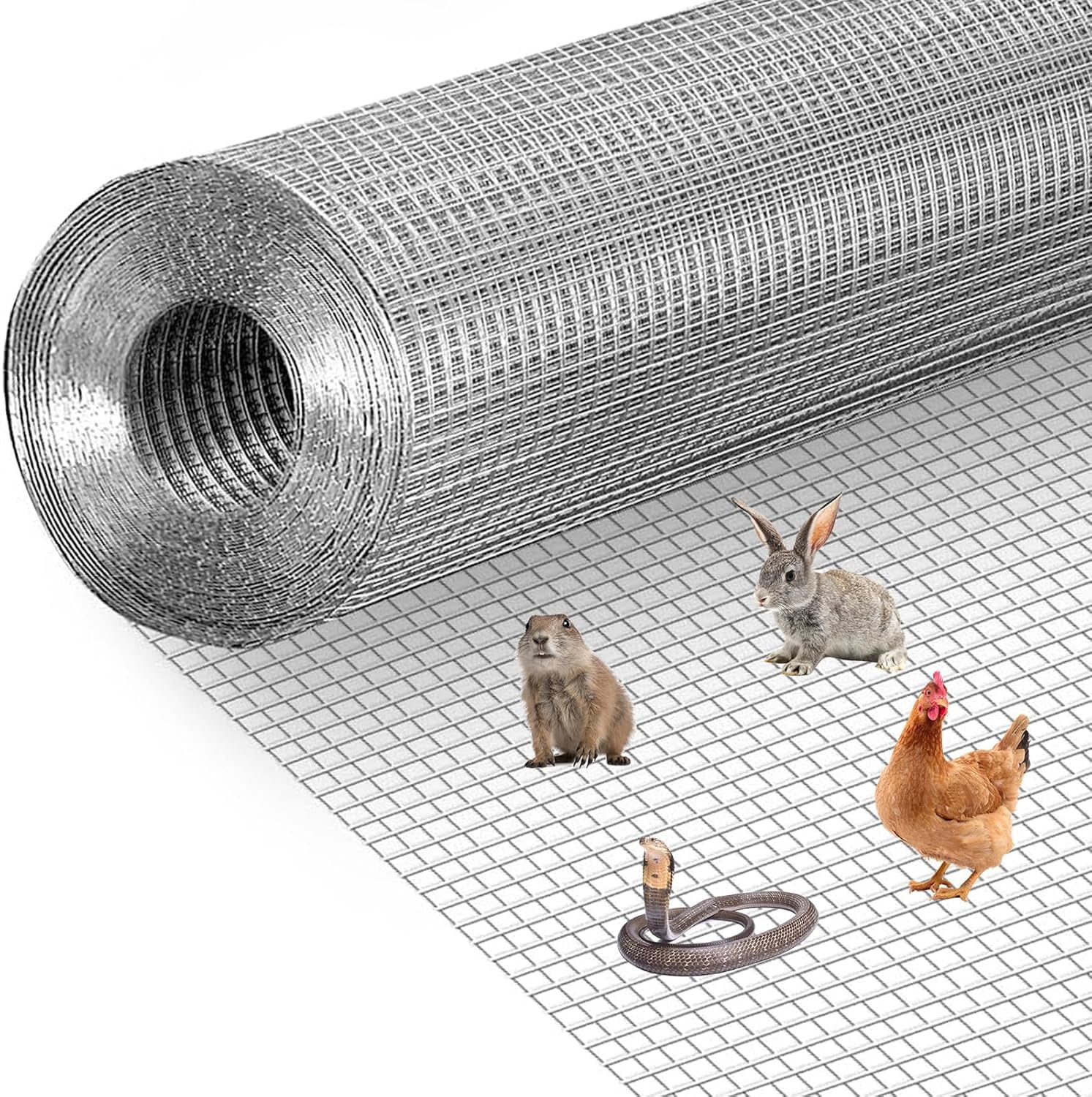 FYDDJJ 36inchx50ft SS304 Stainless Steel Hardware Cloth Welded Wire ...