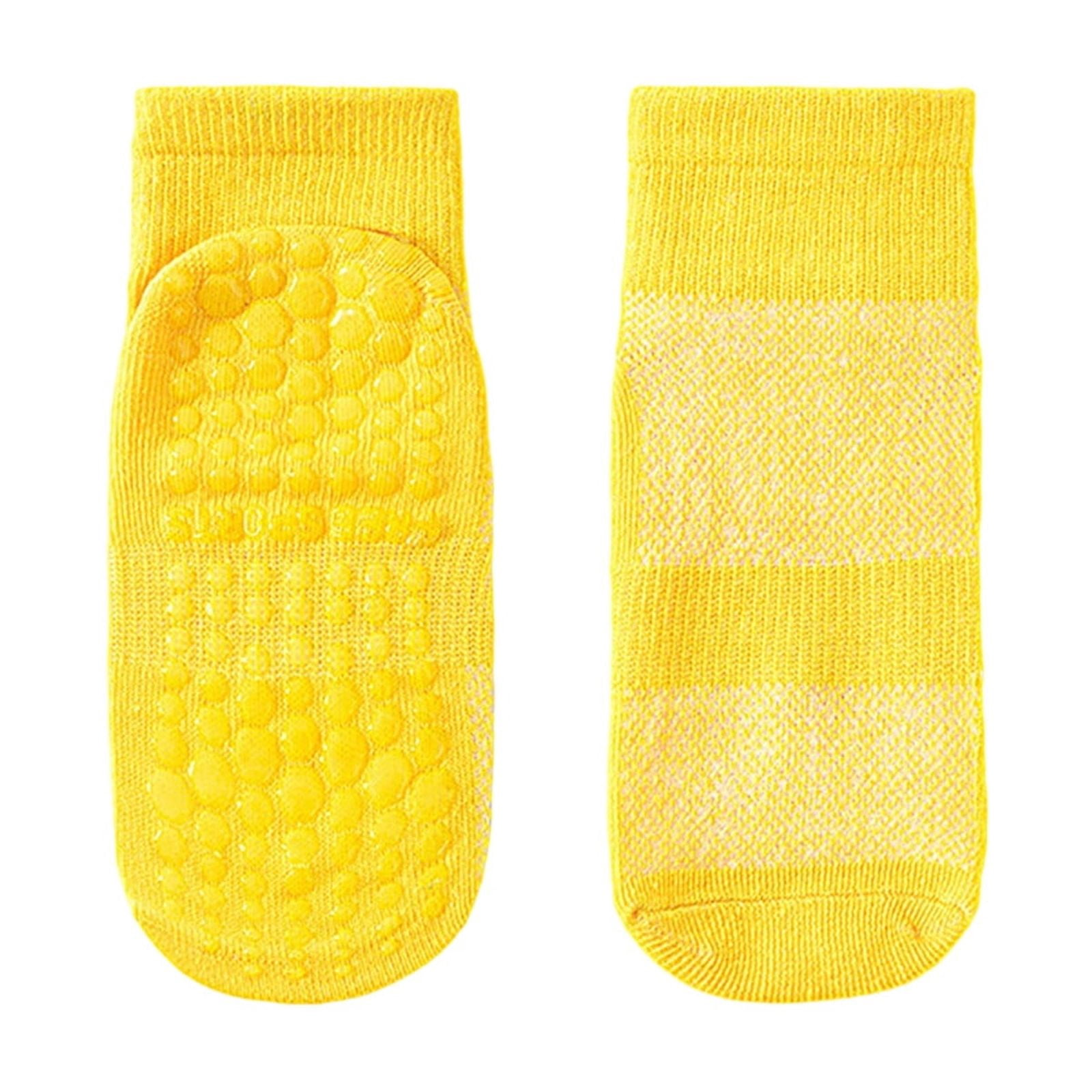 FYDUU Baby Girls Boys Non Socks With Grips Thin Breathable Mesh Socks ...