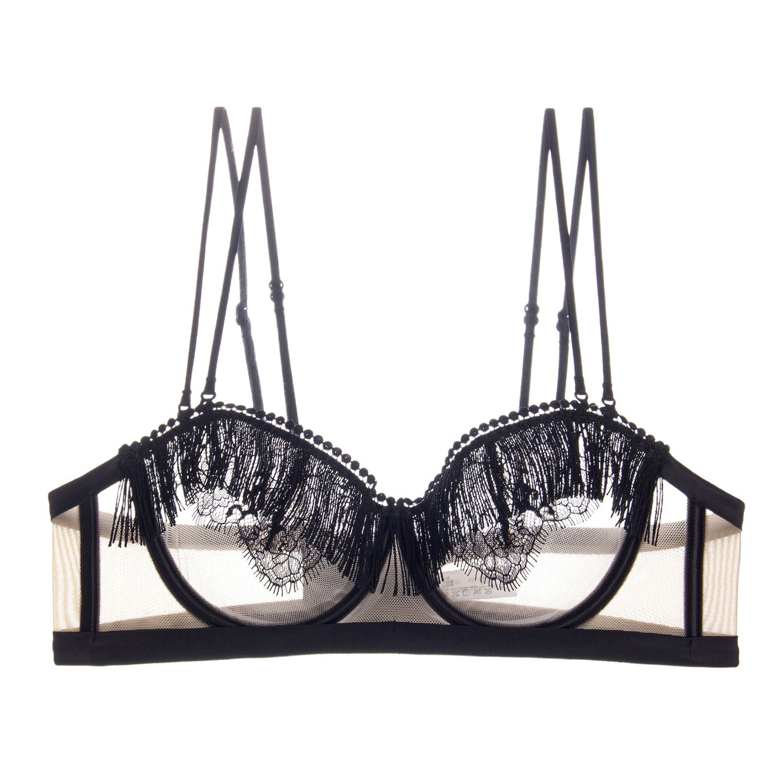 FYDUU Bralettes for Women Bra Women's Sexy 1/2 Cup Lace Bra Mesh ...