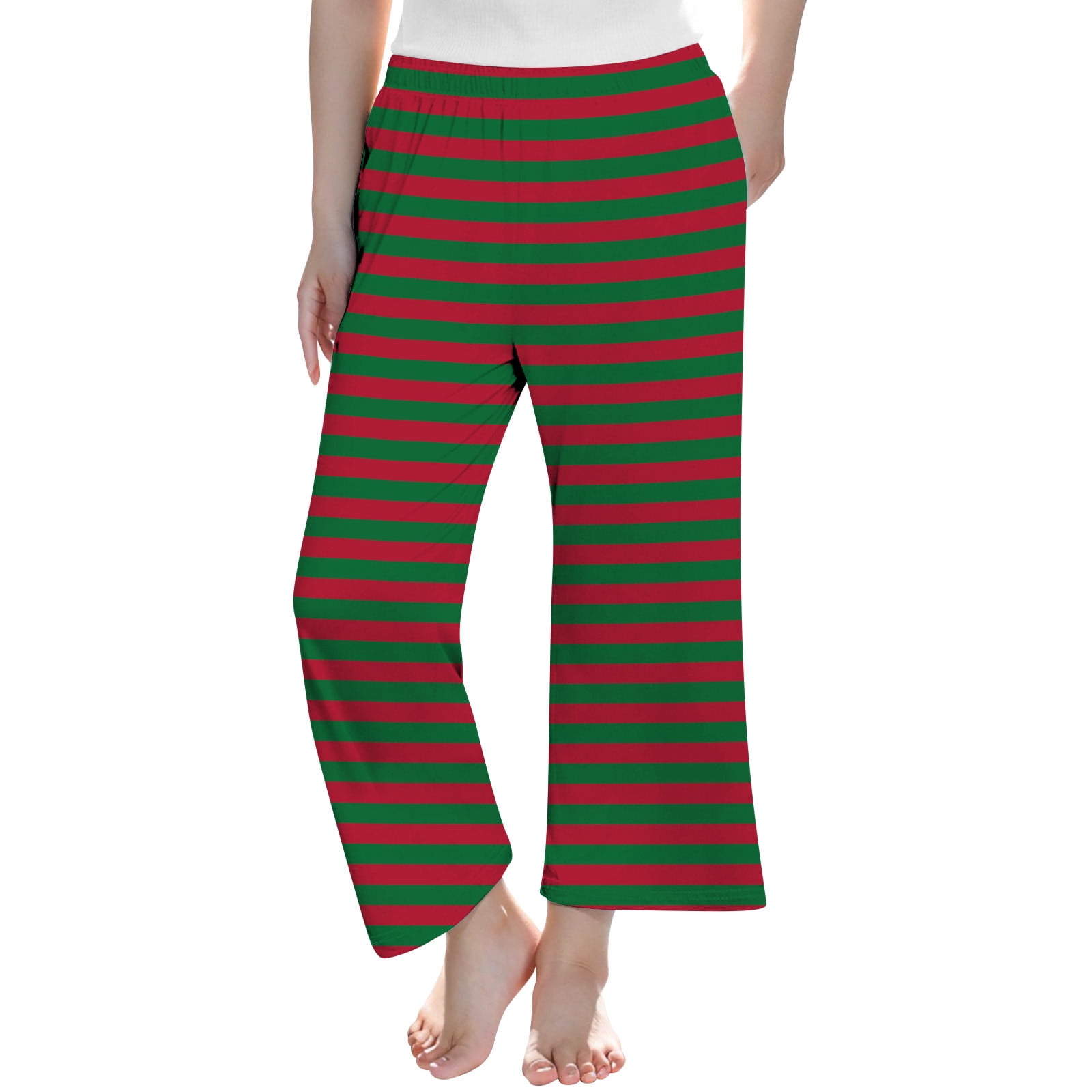 FYDUU Girls Sweatpants Fashion Christmas Print Girls Pajama Pants Long ...