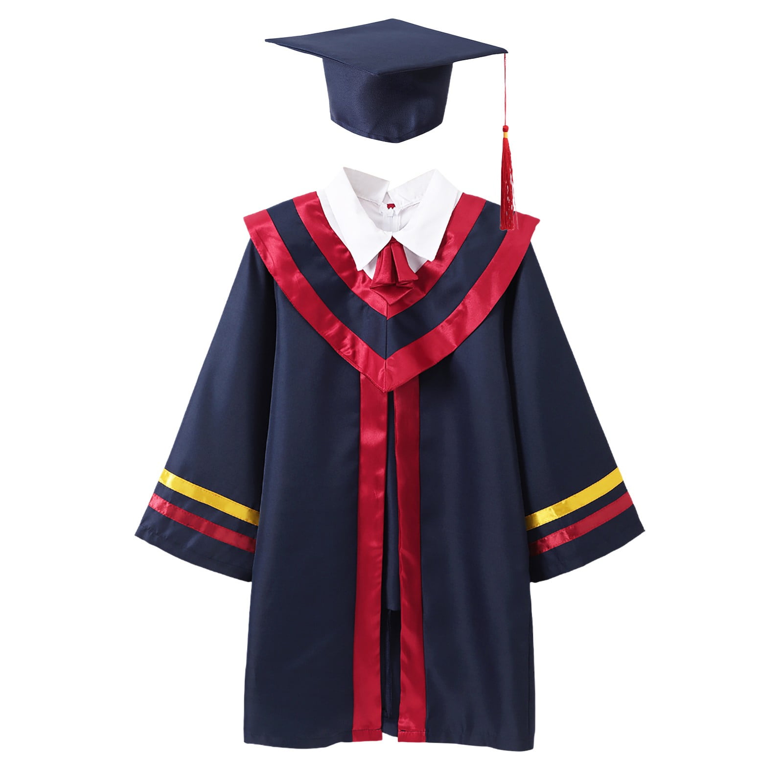 FYDUU Graduation Gown Outfits For Boys Girls Kids Toddler Graduation ...