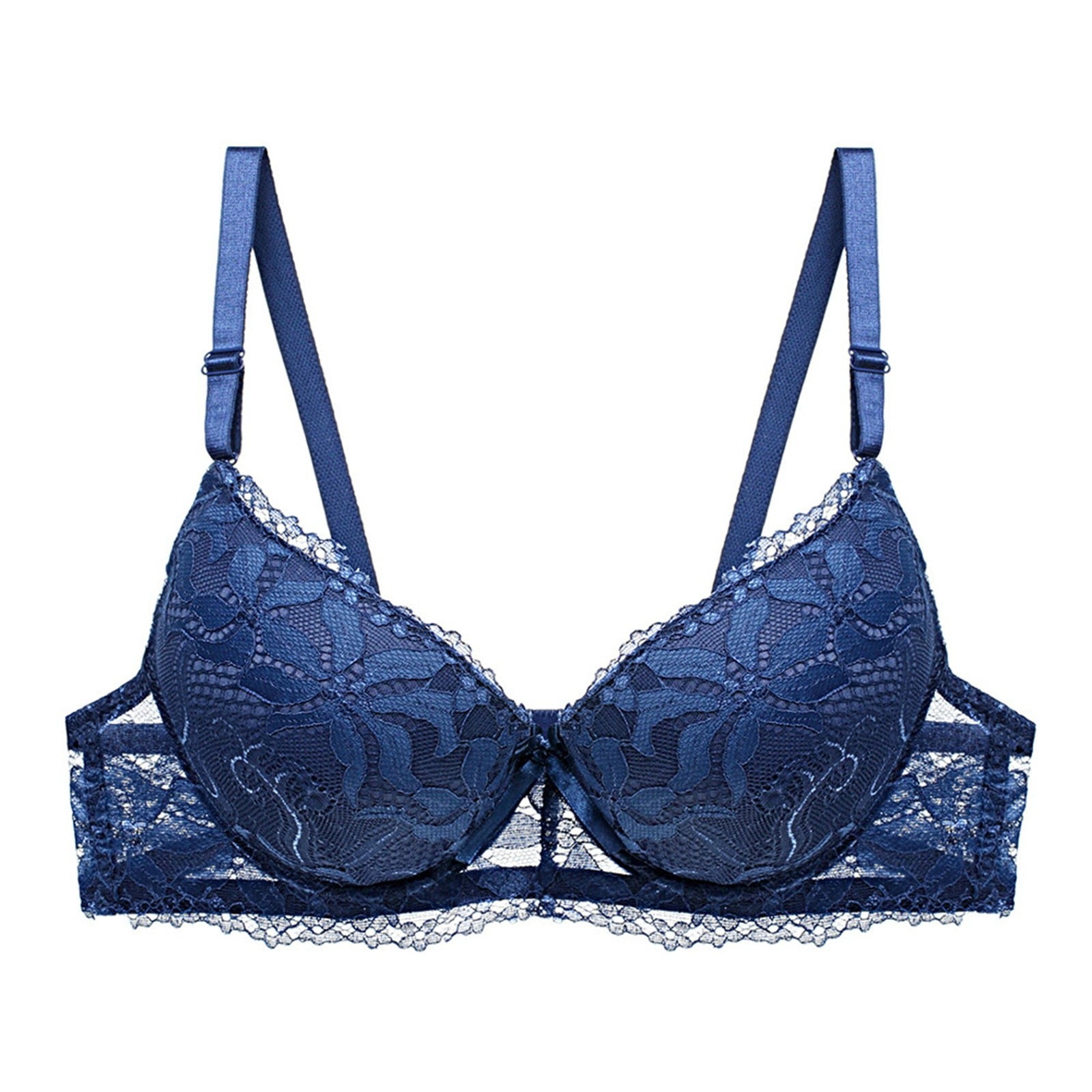 FYDUU Lace Bralette For Women Comfortable Wireless Bra Seamless Soft ...