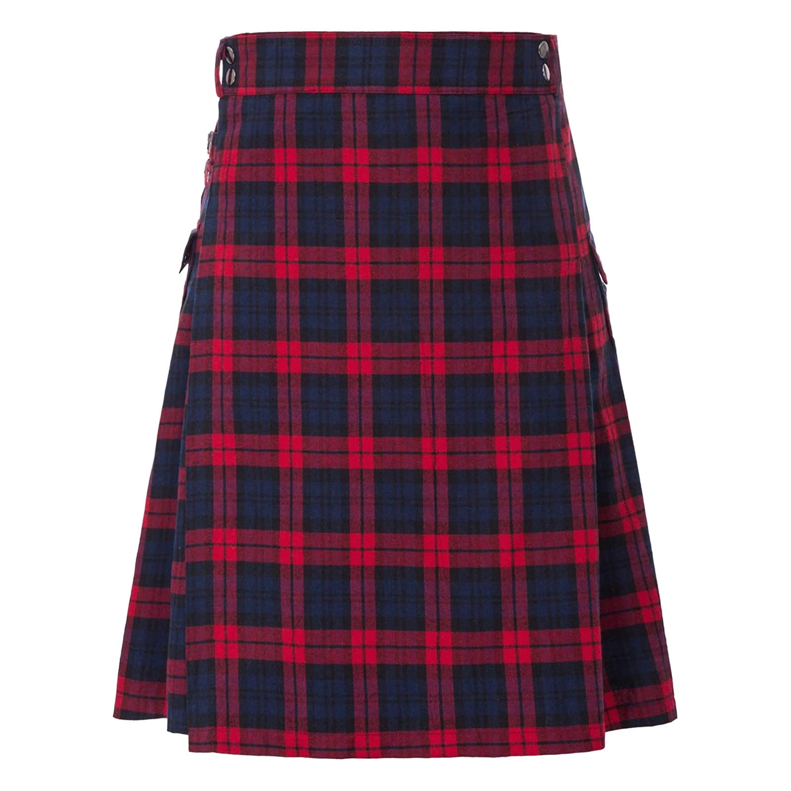 FYDUU Mens Classic Fit Pants Tartan Utility Kilts For Men Fashion ...