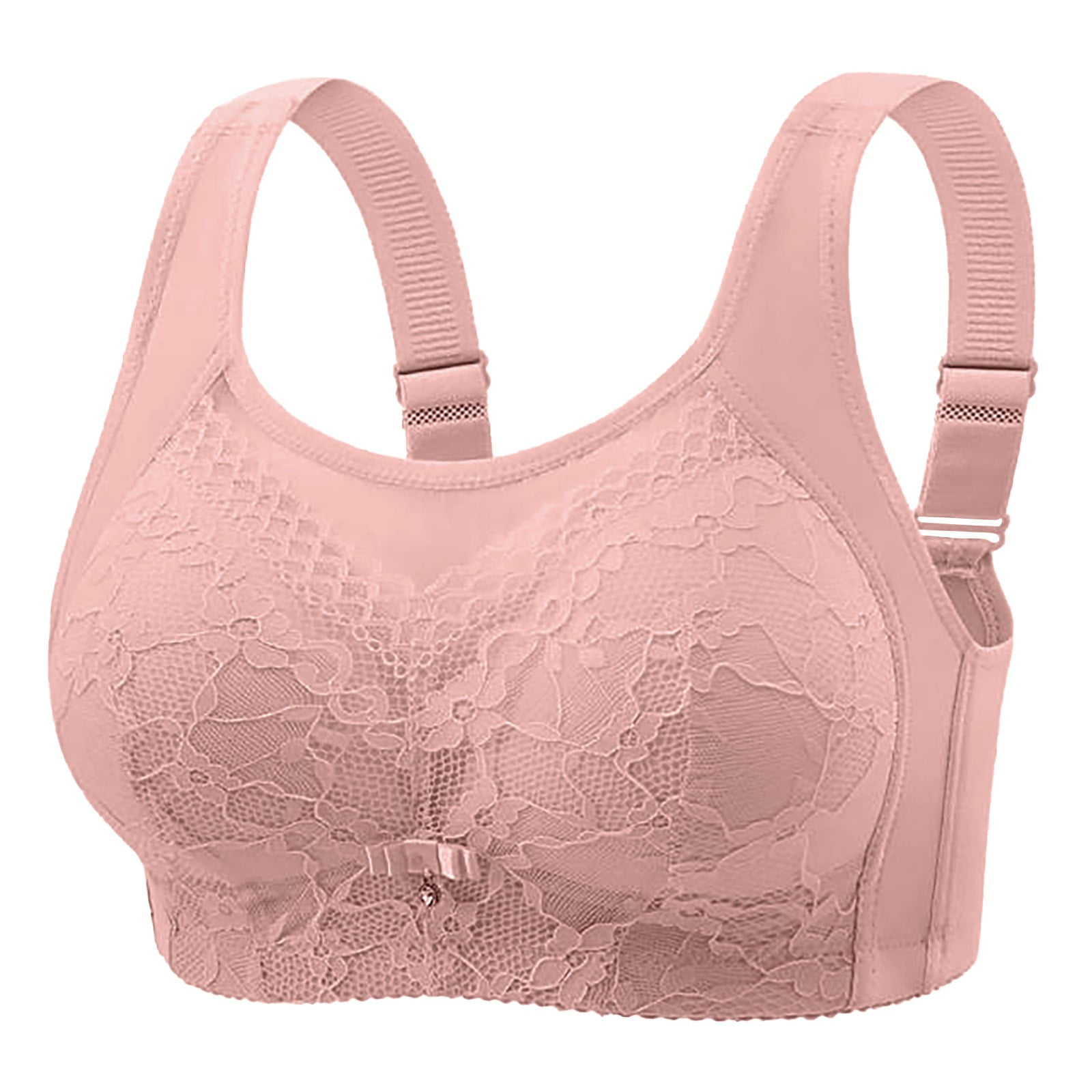 FYDUU Sports Bras for Women Plus Size Bras Gathered Sagging Big Chest ...