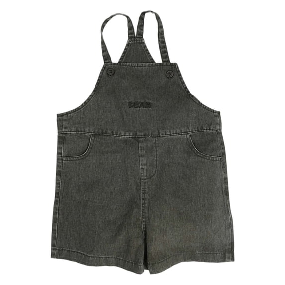 FYDUU Toddler Baby & Little Boys Bib Shorts Pocket Summer Denim ...