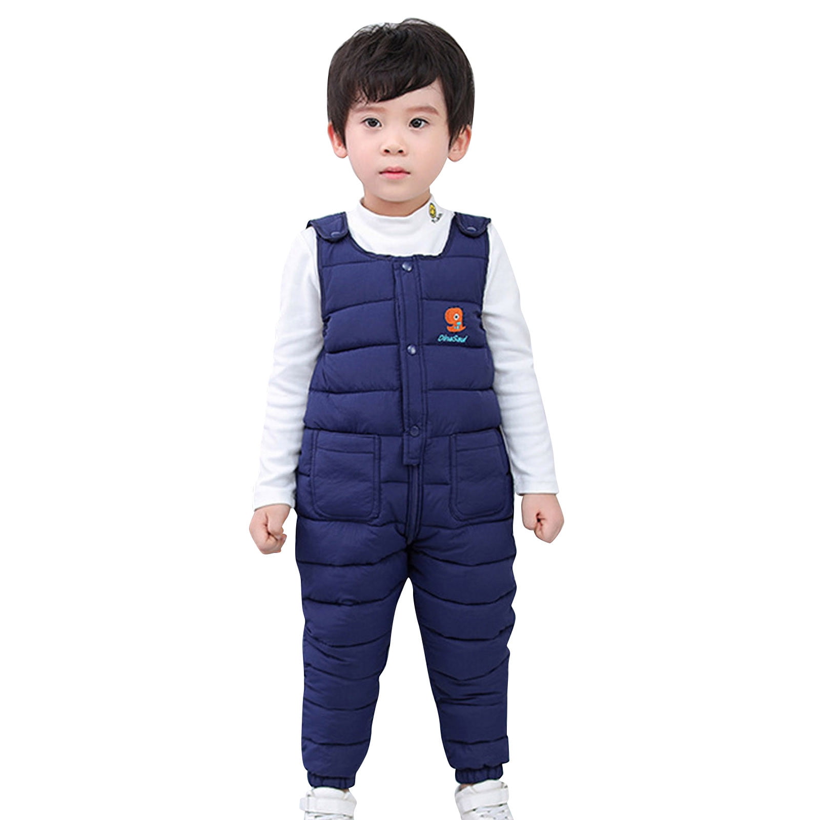 FYDUU Toddler Snow Pants Baby Winter Clothes Boy Girl Snowsuit Ski ...
