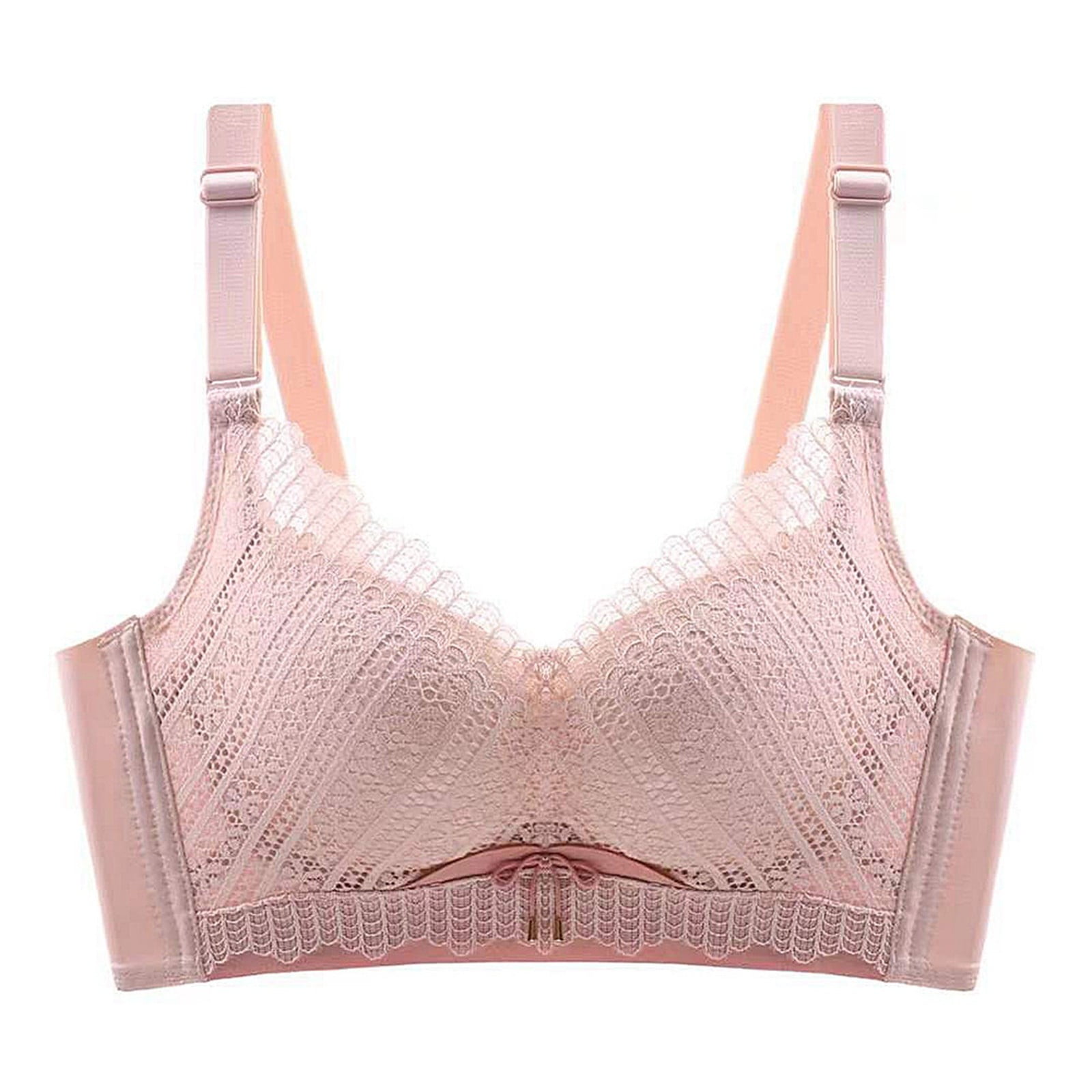 FYDUU Wireless Bras for Women Small Chest Up Sagging Medium Thick Sexy ...