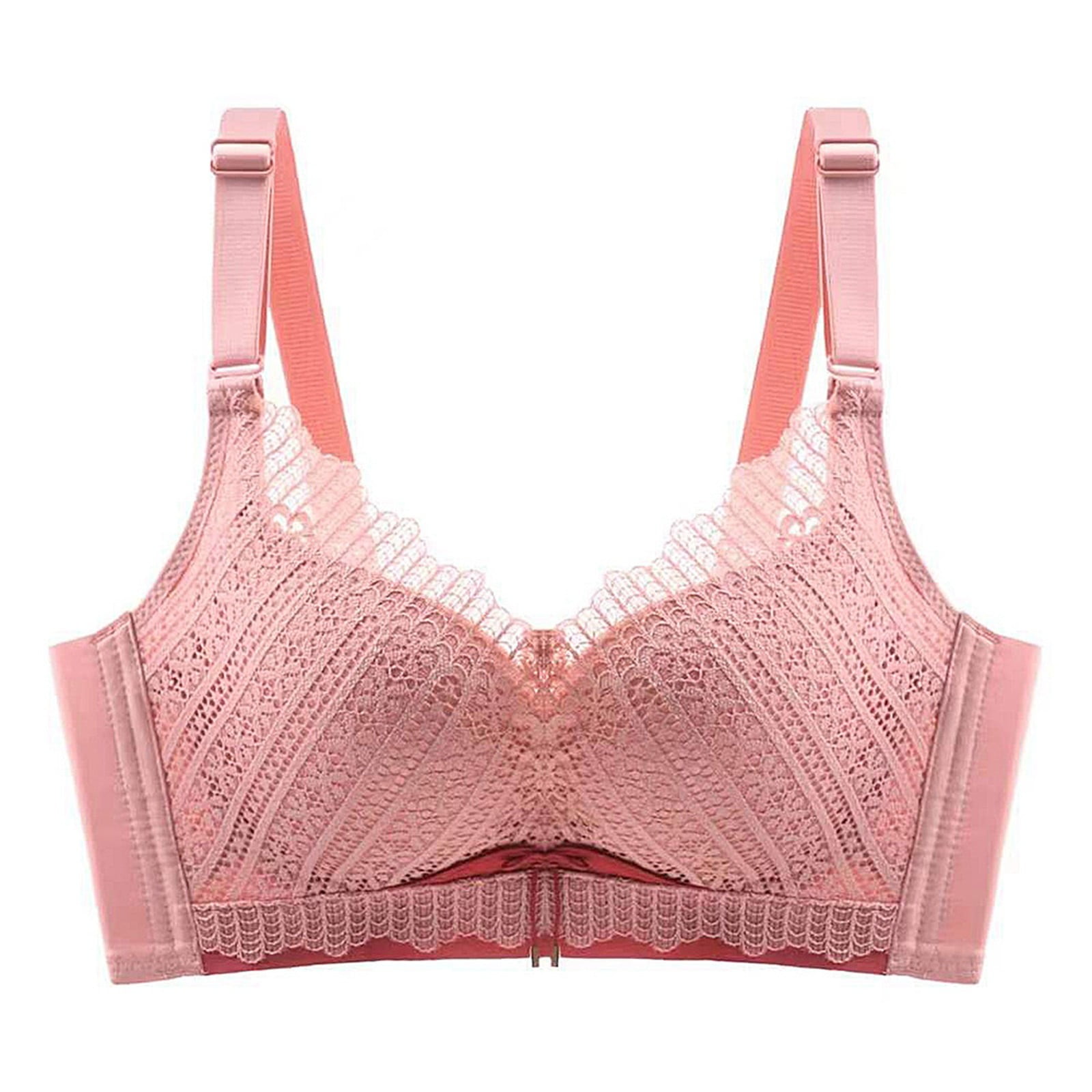 FYDUU Women's Lace Bras Small Chest Push Up Sagging Medium Thick Sexy ...