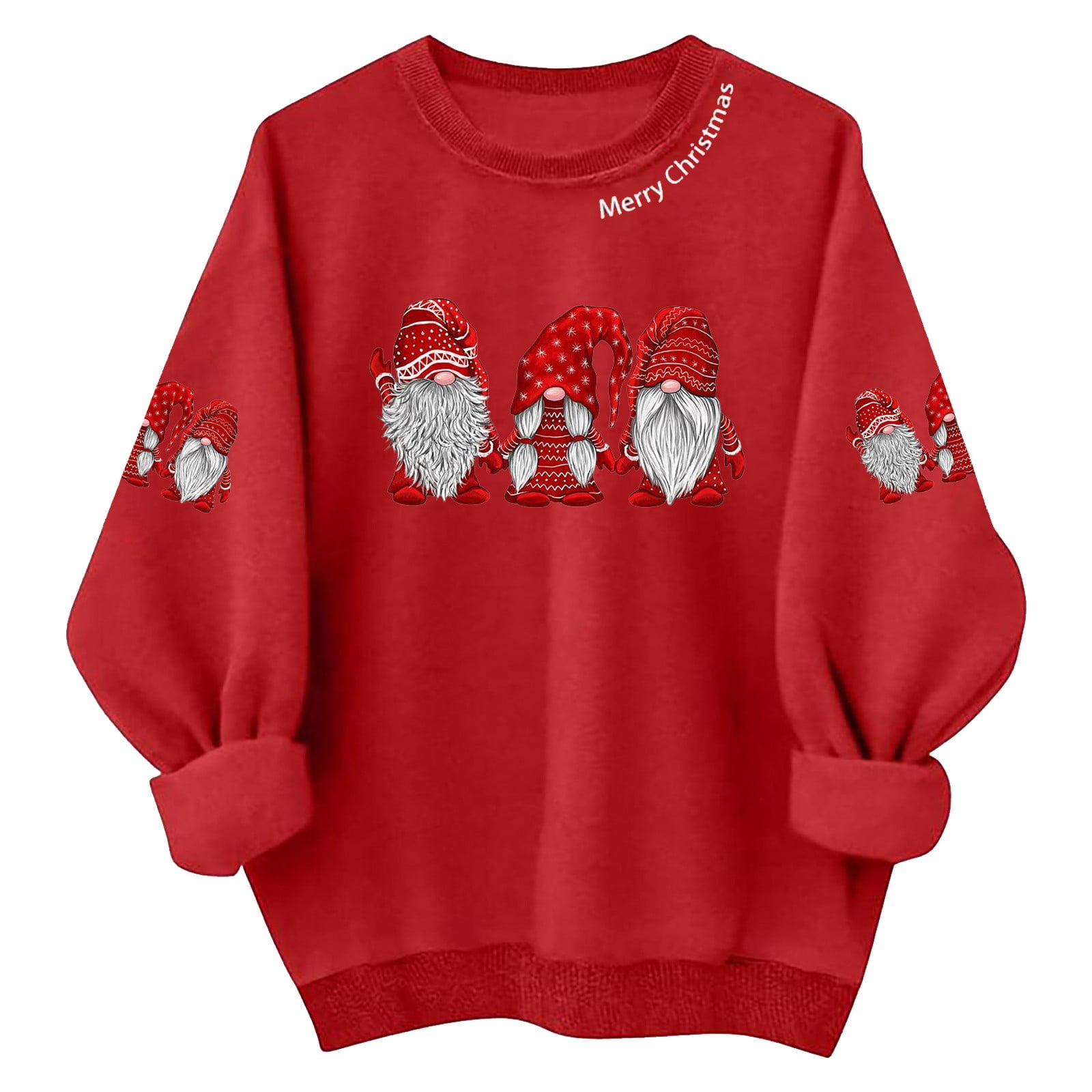 FYEGRE Christmas Sweatshirt Women Christmas Tree Shirt Xmas Vacation ...
