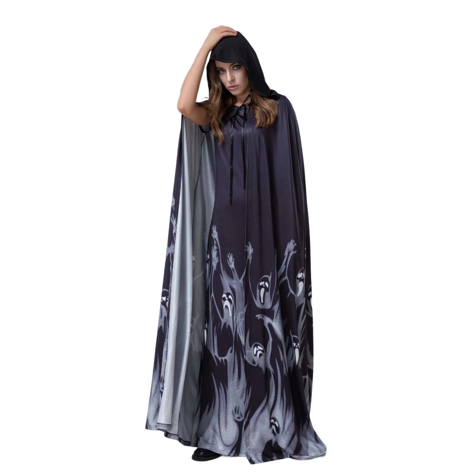 FYEGRE Elegant Gothic Witch Dress for Halloween Role Play and Events ...