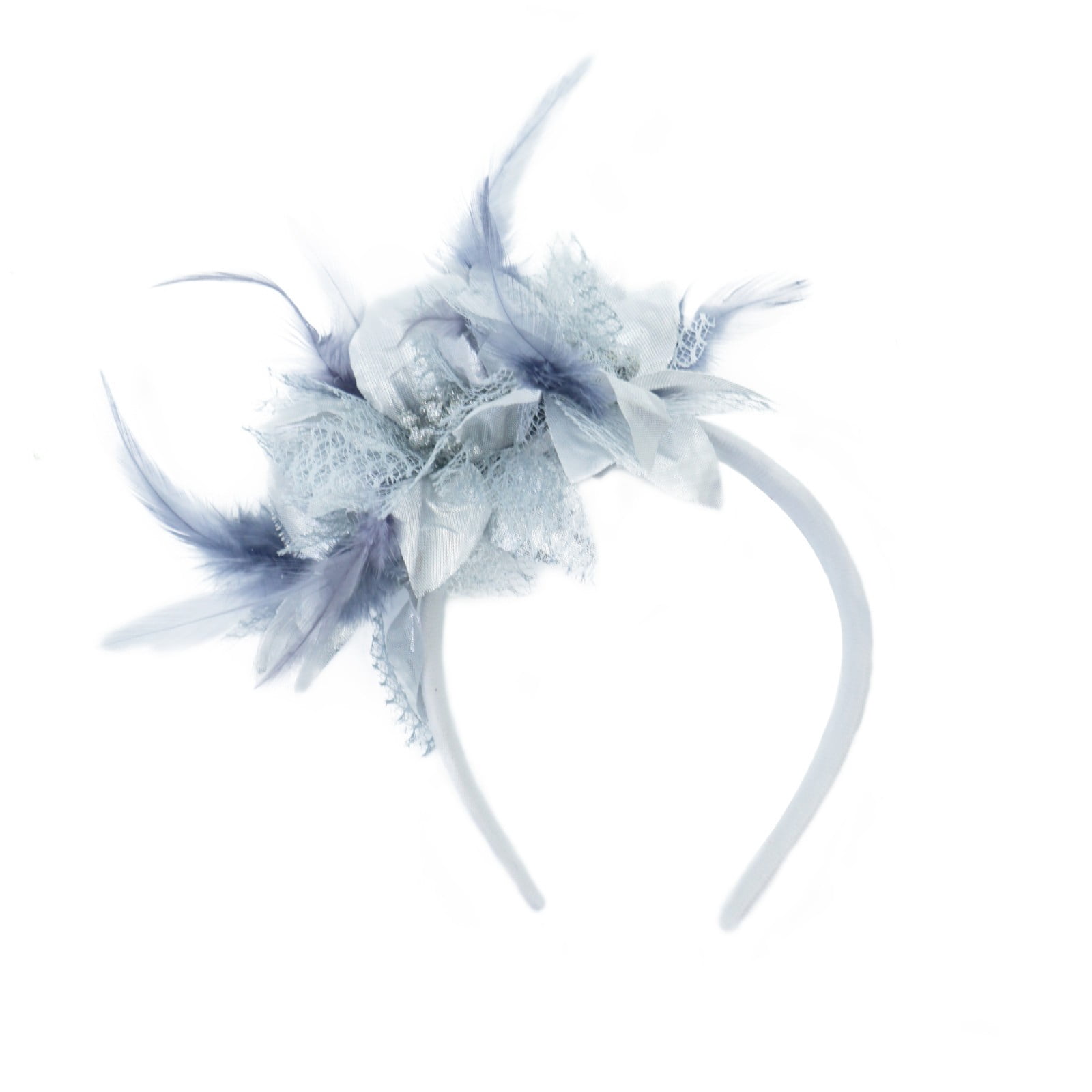 FYEGRE Elegant Ladies Feather and Flower Headband for Carnival European ...