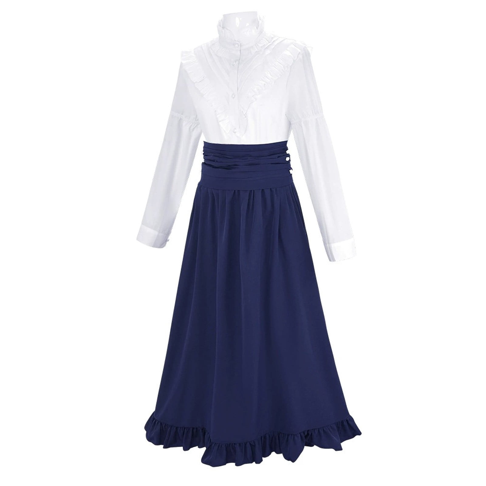 FYEGRE Elegant Women's Two Piece Gown Historical for Themed Events and ...