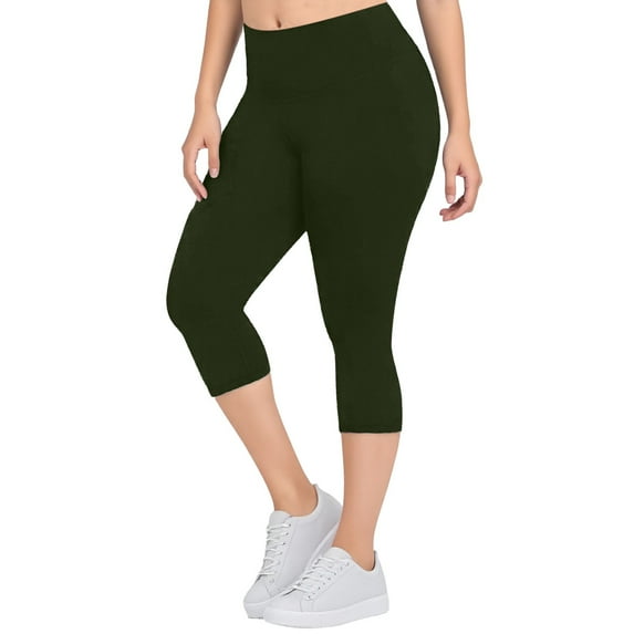 FYEGRE Leggings for Women Capri Yoga Pants Butt Lifting Shapewear Women ...