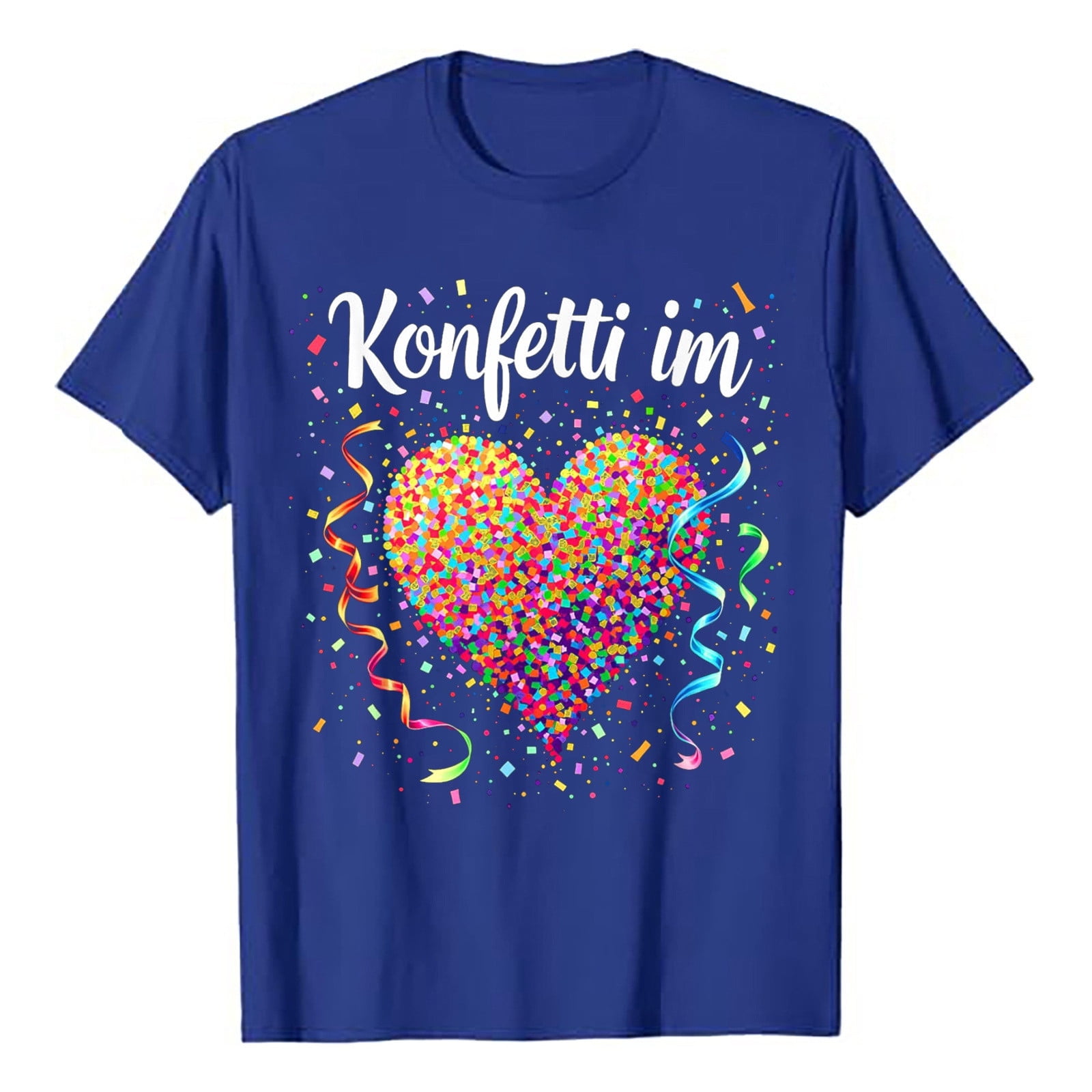 FYEGRE Men's Confetti In Heart Graphic Novelty Fancy Dress Carnival ...