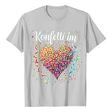 FYEGRE Men's Confetti In Heart Graphic Novelty Fancy Dress Carnival ...