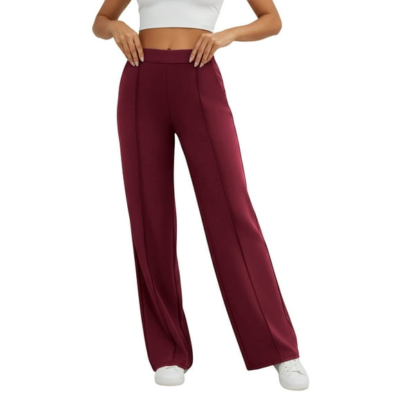 FYEGRE Womens Dress Work Pants Business Casual Slacks Stretchy Wide Leg ...