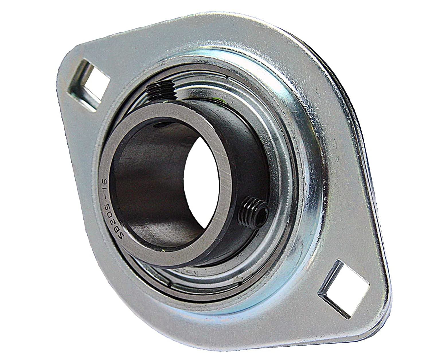 FYH Bearing SBPFL205-16 1 Stamped Steel Oval Two Bolt Flanged Mounted ...