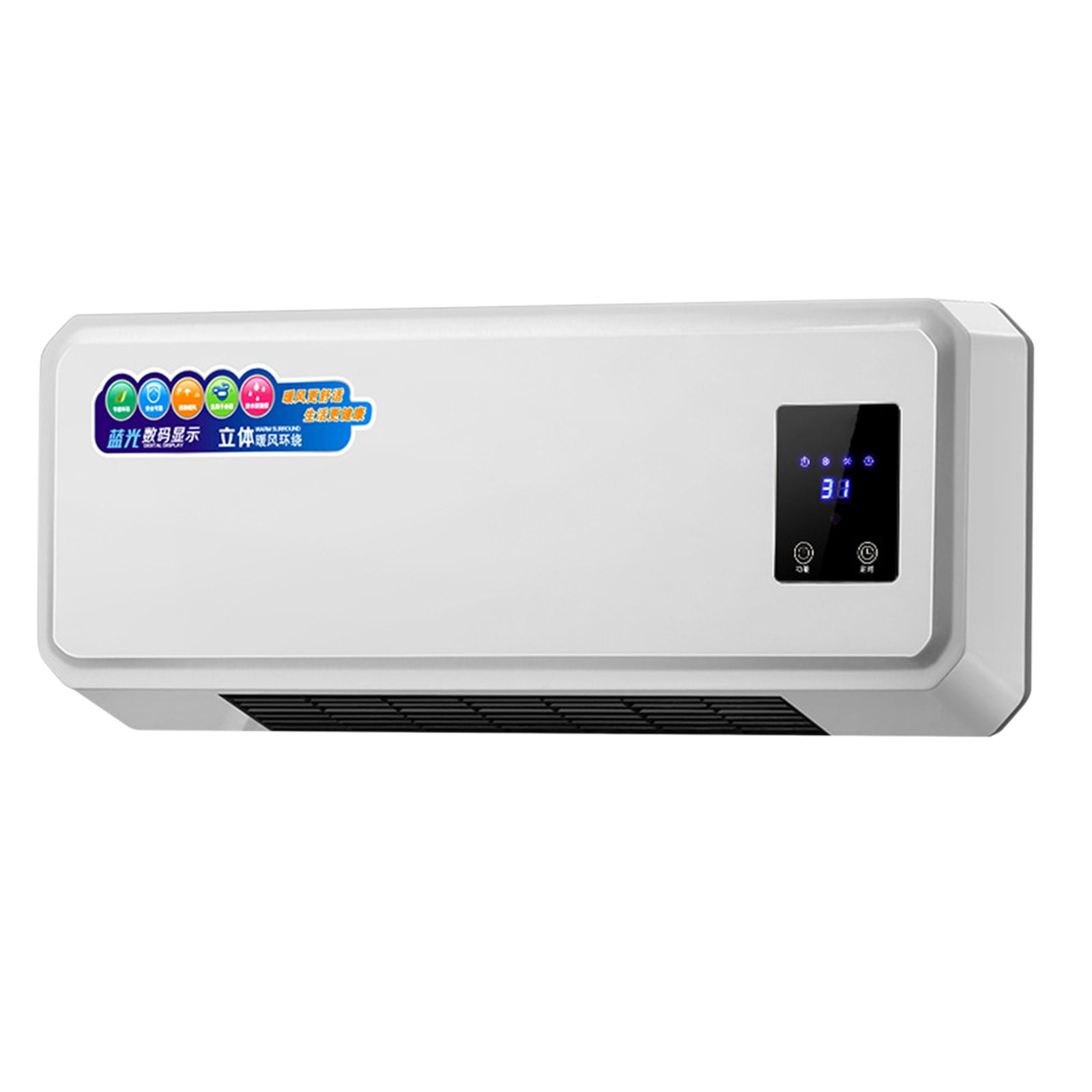 FYHALE 12000 BTU Hearting Built-In Room Wall Air Conditioner with ...