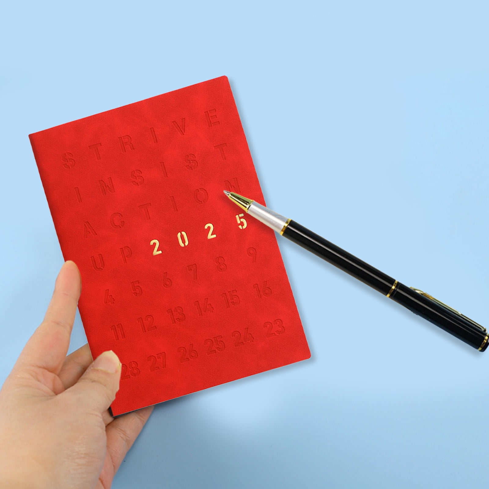 FYHALE 2025 Daily Planner Schedule Planner Agenda A5 Waterproof Leather ...