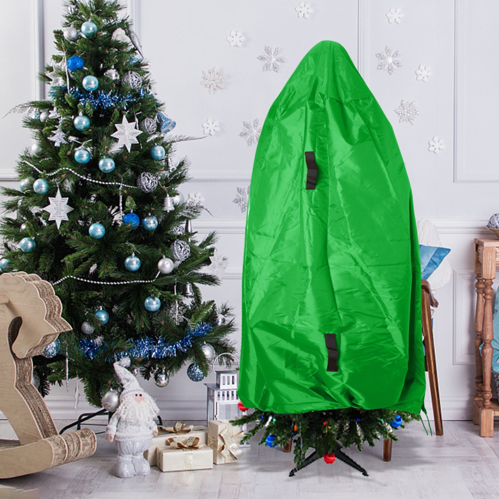 FYHALE 4FT/6FT Upright Christmas Tree Storage Bag, Holiday Tree Cover ...