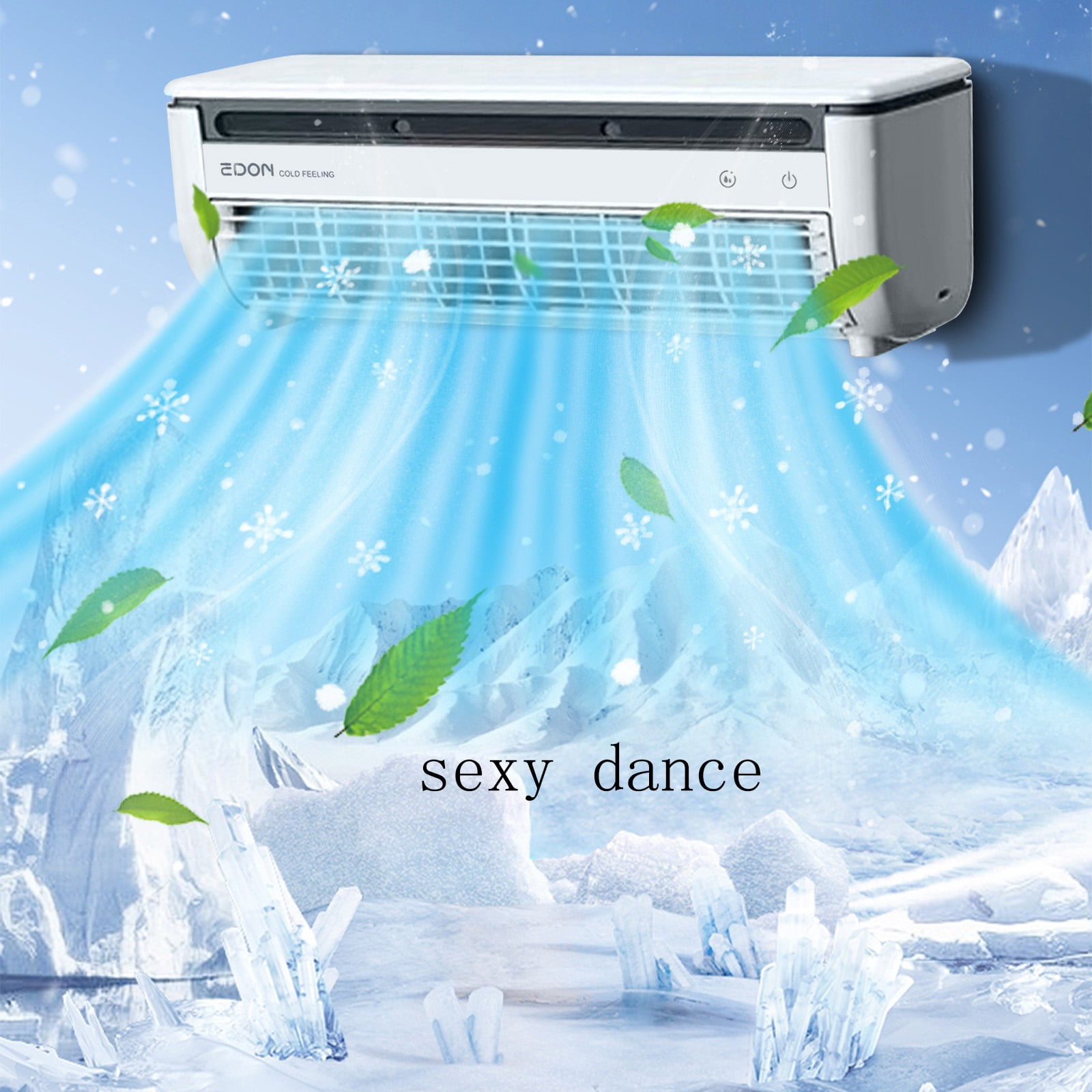 FYHALE 5,000 BTU Wall Mounted Air Conditioner with Remote Control ...