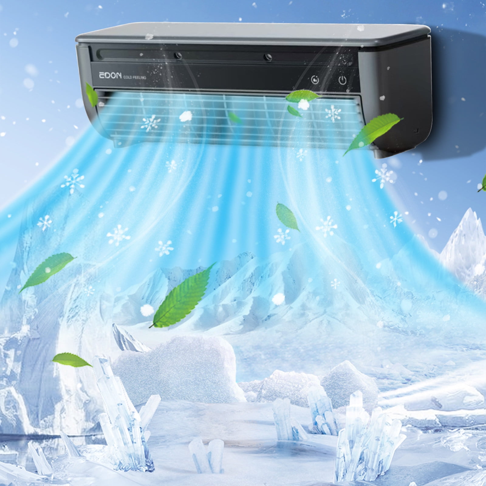 FYHALE 8,000 btu 115V Through-the-Wall Air Conditioner with Remote ...