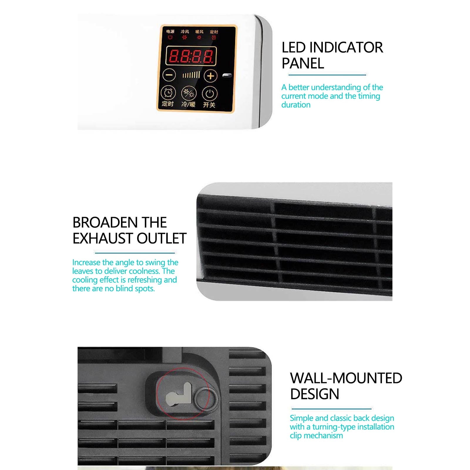 FYHALE 8000 BTU Mini Split Air Conditioner & Space Heating, Ac Unit ...