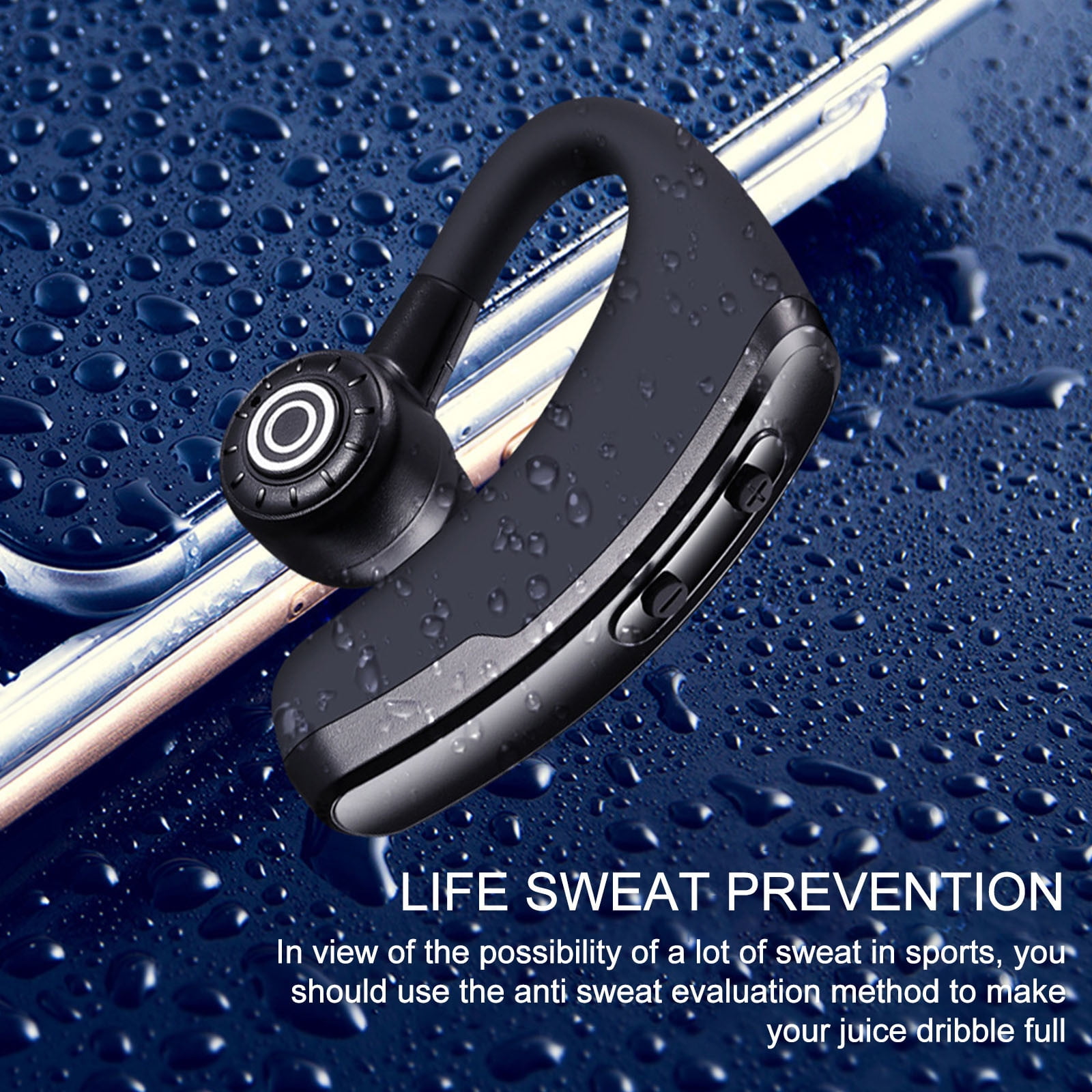 FYHALE Business Bluetooth Headset-long Standby Ear-mounted Stereo ...