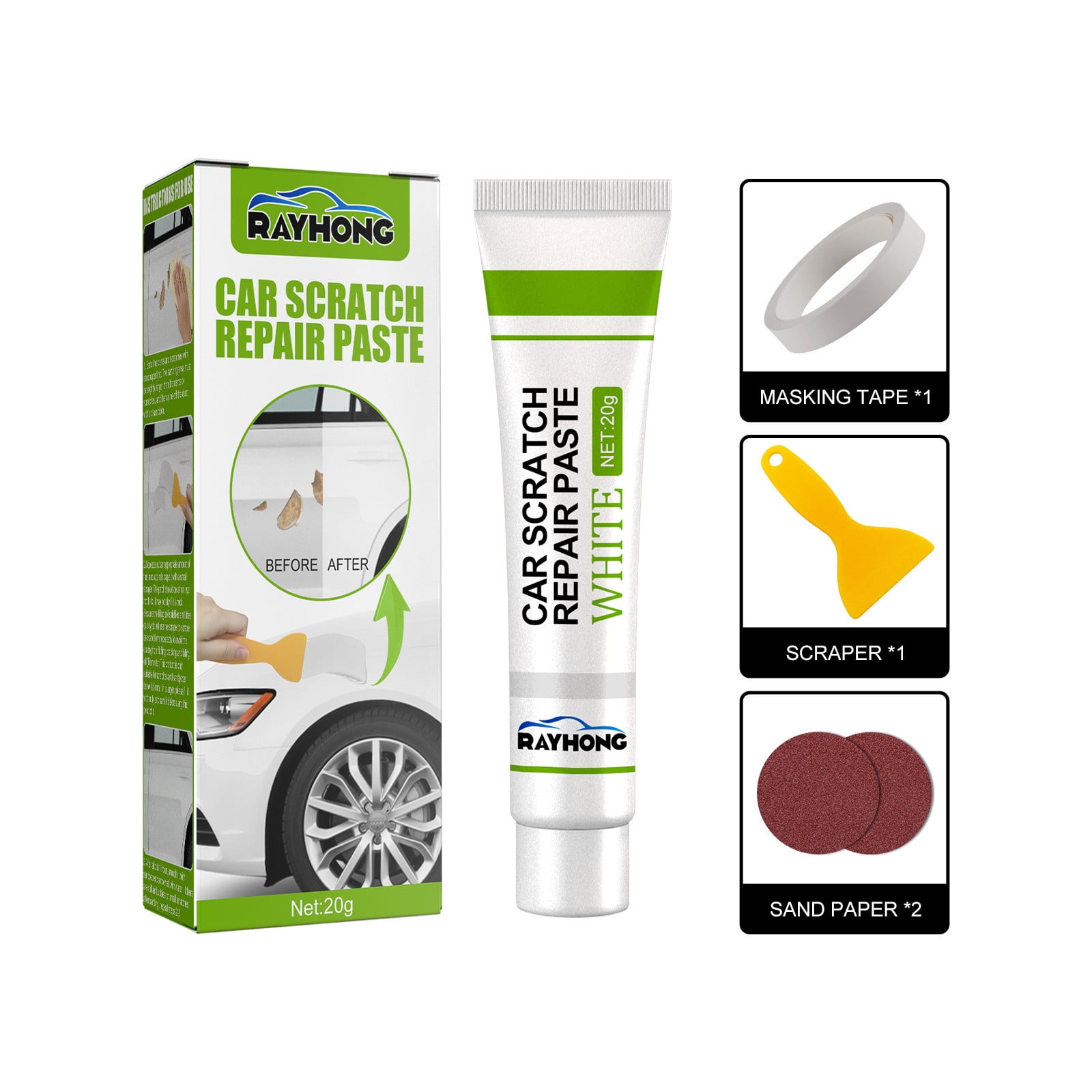 FYHALE Car Scratch Removal Repair, Polishing Care Compound for Deep ...