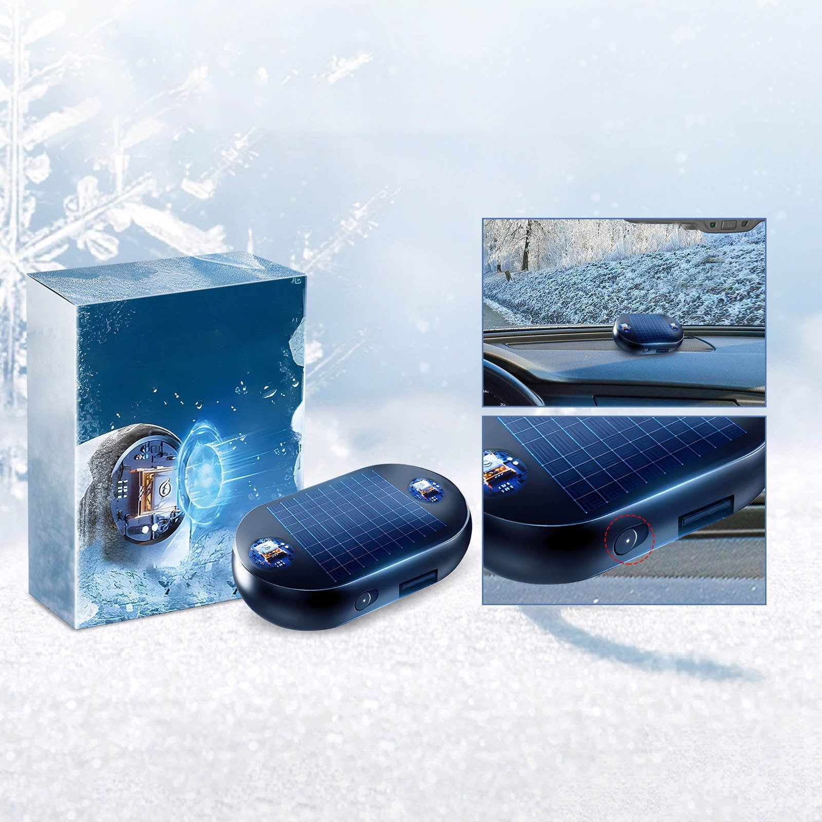 FYHALE Car Solar Power Simulated Dummy Alarm Warning Anti-Theft ...