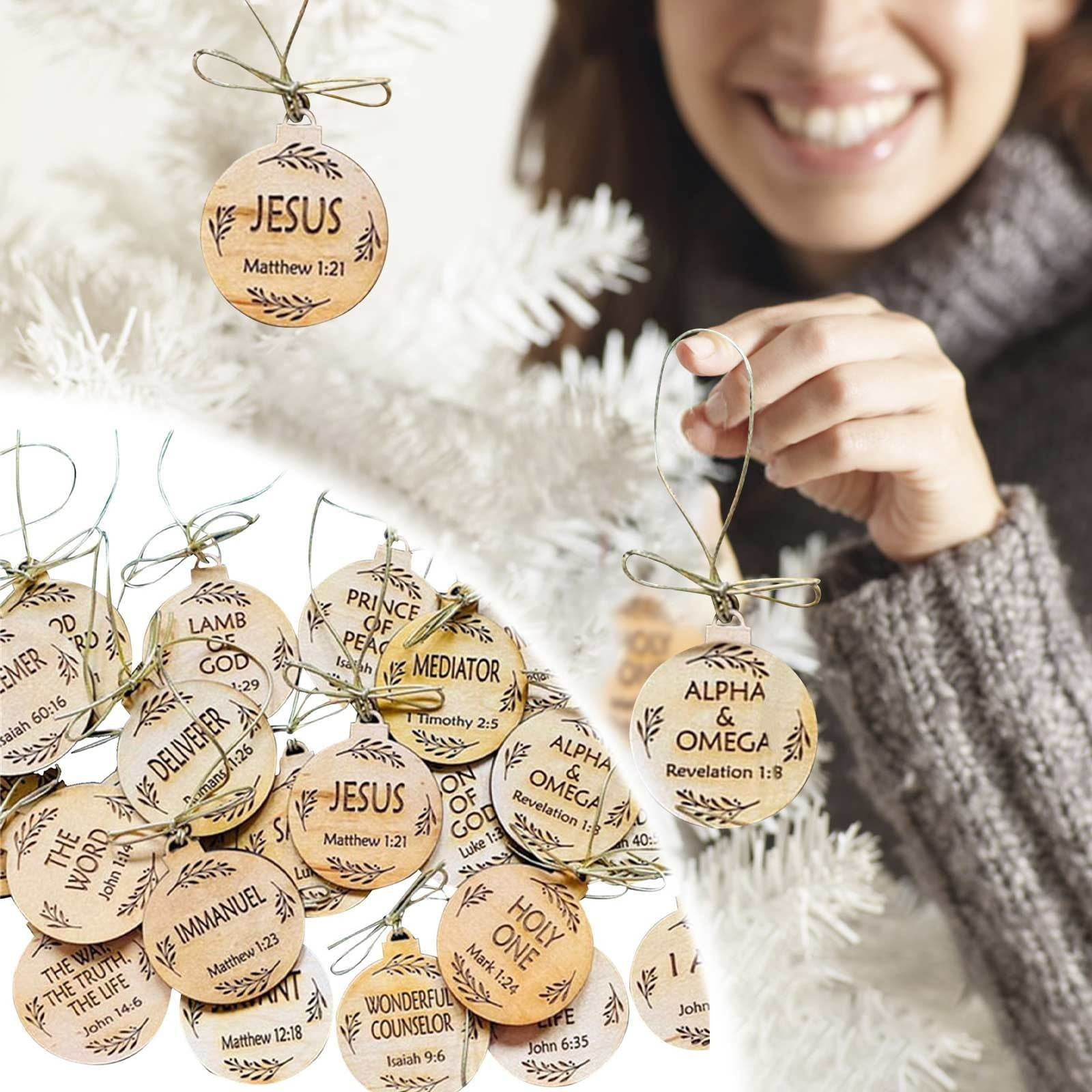 FYHALE Christmas Decorations Indoor 25 Pendant Decorations Christmas ...