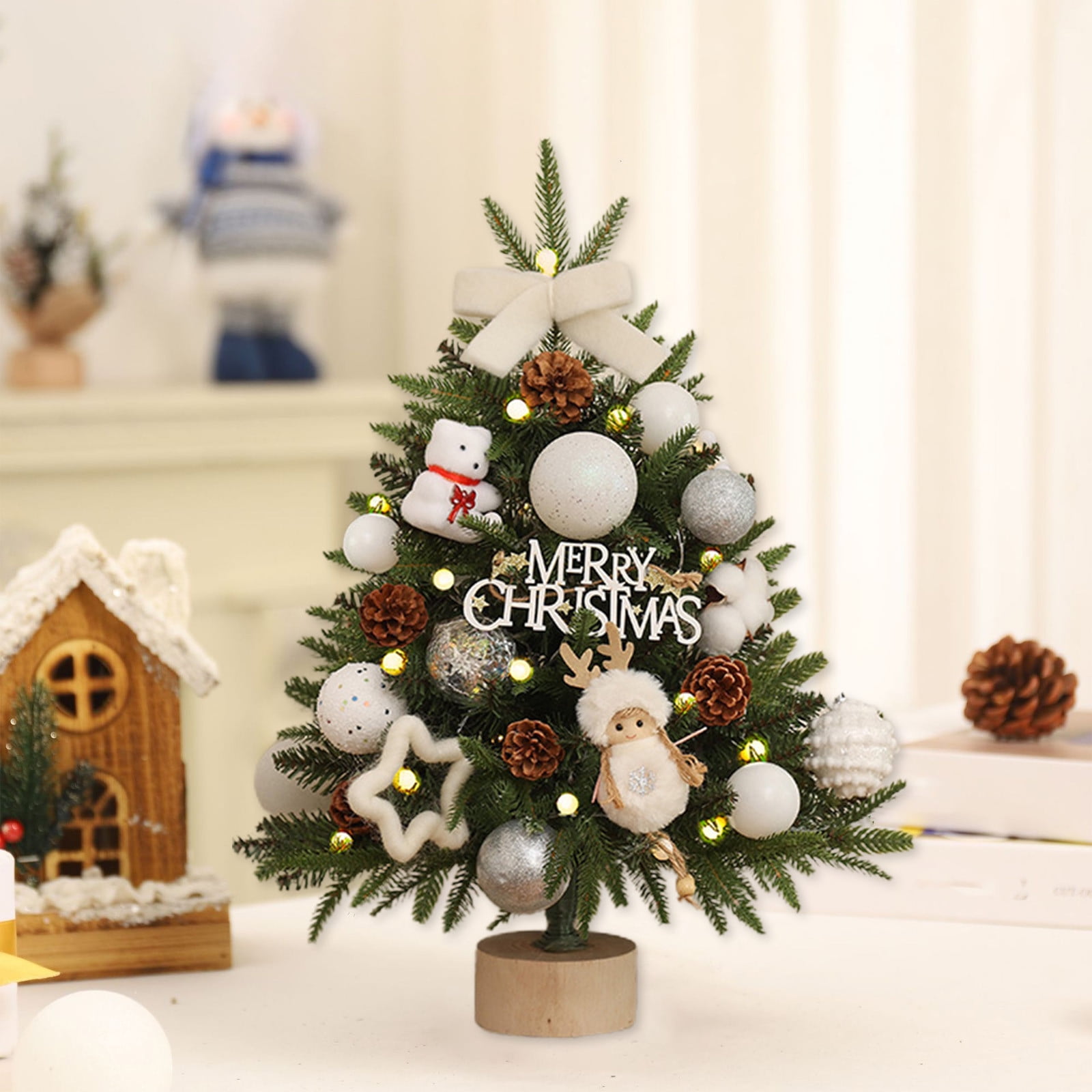 FYHALE Christmas Decorations Mini Christmas Tree Christmas Decorations ...